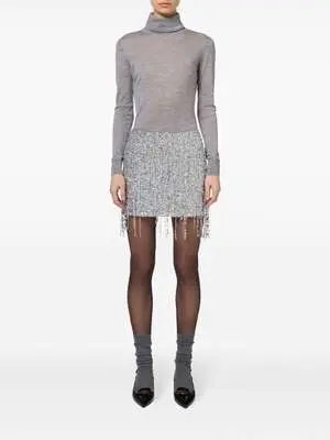 Elisabetta Franchi Sequin-embellished Mini Skirt