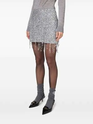 Elisabetta Franchi Sequin-embellished Mini Skirt
