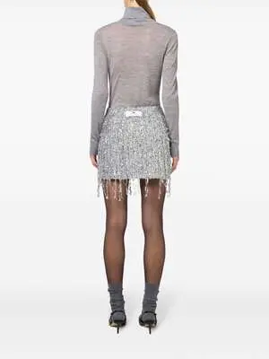 Elisabetta Franchi Sequin-embellished Mini Skirt
