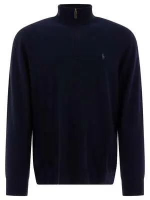 Polo Ralph Lauren Pony Quarter-zip Sweater - Blue