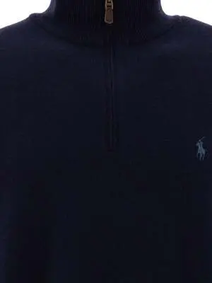 Polo Ralph Lauren Pony Quarter-zip Sweater - Blue