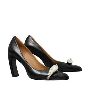 Tory Burch Pierced Pump - Perfect Black