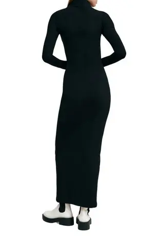 MARCELLA Park Mock Neck Long Sleeve Dress