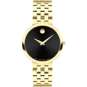 Movado Museum Classic Bracelet Watch - Black