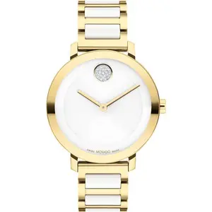 Movado Evolution 2.0 Bracelet Watch - Silver White