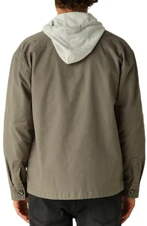 FAIR HARBOR Montauk Stretch Cotton Twill Shirt Jacket