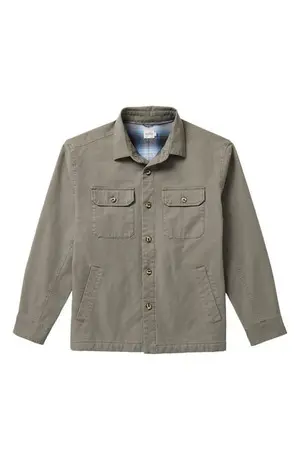 FAIR HARBOR Montauk Stretch Cotton Twill Shirt Jacket