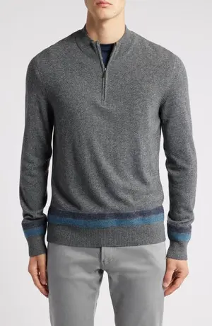 Robert Barakett Rockingham Half-zip Sweater
