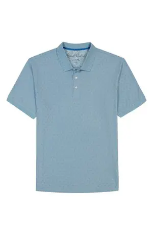 Robert Graham Elias Basket Weave Polo - Light Blue