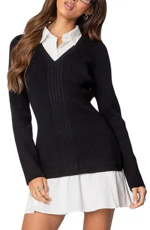 Edikted Sweater Dress Day Dresses