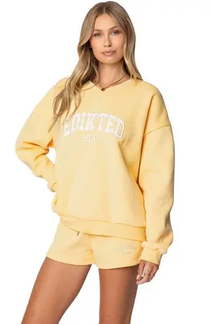 EDIKTED Logo Crewneck Sweatshirt