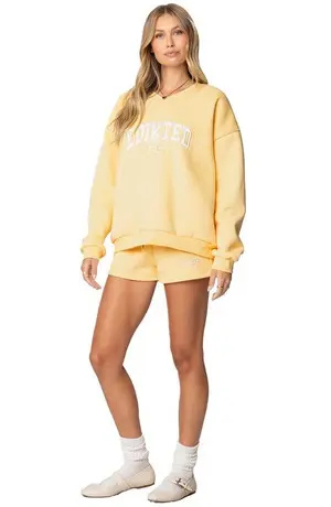 EDIKTED Logo Crewneck Sweatshirt