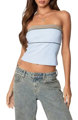 EDIKTED Ciara Rib Tube Top