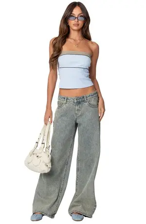 EDIKTED Ciara Rib Tube Top