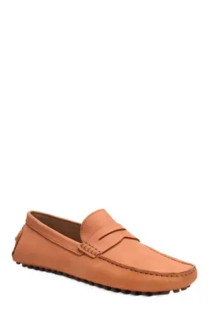 CARLOS BY CARLOS SANTANA Ritchie Penny Loafer - Peach Nubuck