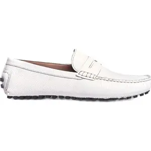 CARLOS BY CARLOS SANTANA Ritchie Penny Loafer - White