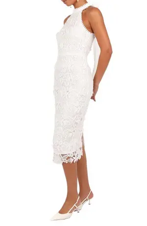 PETAL & PUP Adaln Lace Midi Dress
