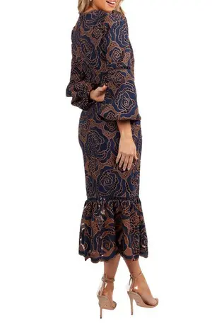 PETAL & PUP Pierre Long Sleeve Mermaid Dress