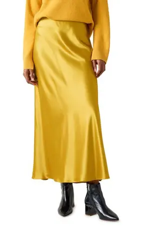 LK BENNETT Zoe Satin Maxi Skirt