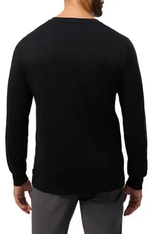 Psycho Bunny Tilden Embroidered Bunny Logo Long Sleeve T-shirt