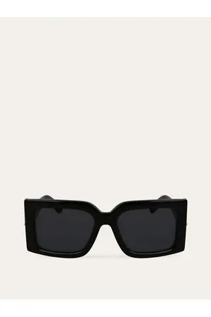 FERRAGAMO Rectangle Full-rim Sunglasses - Black