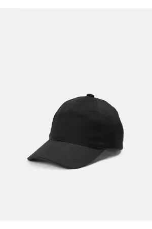 Vince Cashmere Baseball Cap - Black