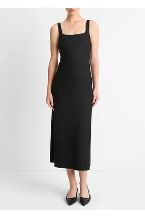 Vince Italian Wool-blend Column Dress