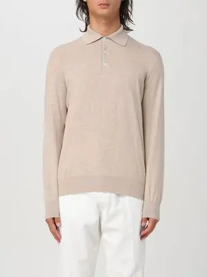 Brunello Cucinelli Polo Shirt Men Beige