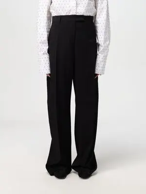 Sportmax Tailored Wide Leg Trousers - Black