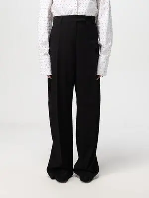 Sportmax Tailored Wide Leg Trousers - Black