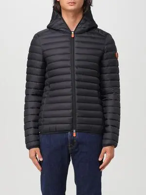 SAVE THE DUCK Hooded Puffer Jacket - Black