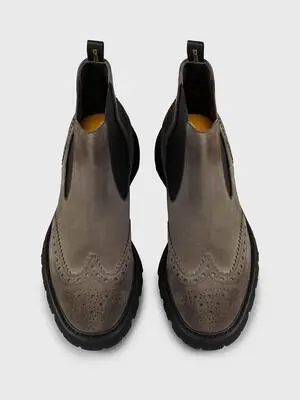 DOUCAL'S Chelsea Boots With Wingtip Detailing