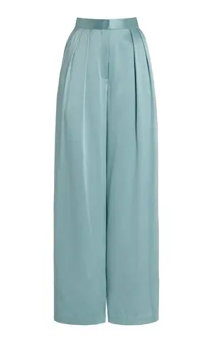Adam Lippes Nils Silk-charmeuse Pants