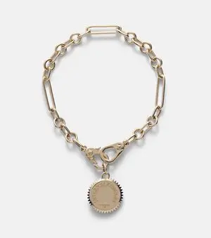FOUNDRAE Internal Compass 18kt Yellow Bracelet With Diamonds