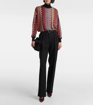 Missoni Zigzag Turtleneck Sweater - Multicoloured