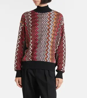 Missoni Zigzag Turtleneck Sweater - Multicoloured