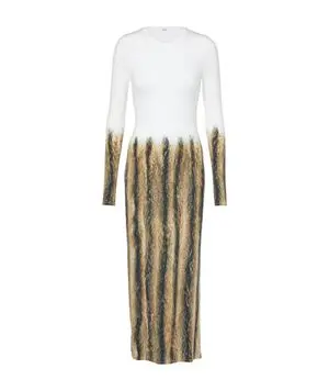 Loewe Exclusive Printed Midi Dress