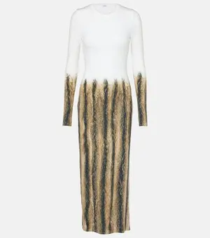 Loewe Exclusive Printed Midi Dress