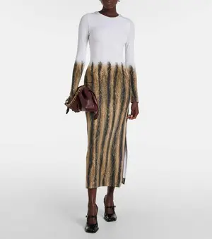 Loewe Exclusive Printed Midi Dress