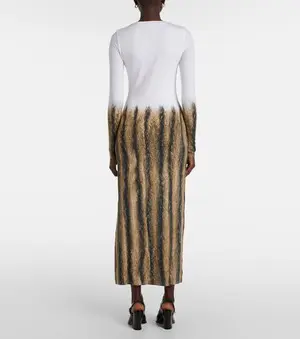 Loewe Exclusive Printed Midi Dress