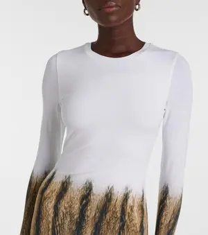 Loewe Exclusive Printed Midi Dress