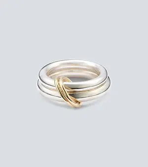 SPINELLI KILCOLLIN Virgo Sterling And 18kt Gold Ring - Silver