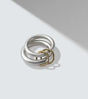 SPINELLI KILCOLLIN Virgo Sterling And 18kt Gold Ring - Silver