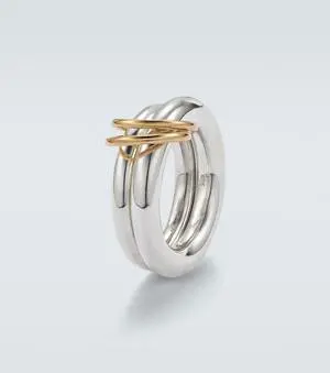 SPINELLI KILCOLLIN Virgo Sterling And 18kt Gold Ring - Silver