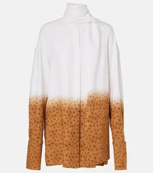 Loewe Printed Bow-detail Shirt