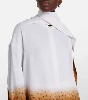 Loewe Printed Bow-detail Shirt