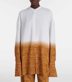 Loewe Printed Bow-detail Shirt