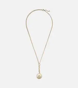 FOUNDRAE Internal Compass New Beginnings 18kt Diamond Pendant Necklace - Gold