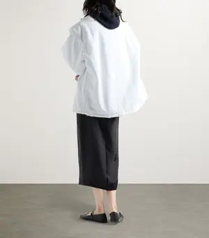 Prada Canvas Oversized Jacket - White