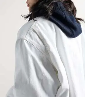 Prada Canvas Oversized Jacket - White